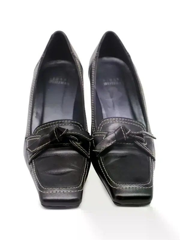 STUART WEITZMAN Heeled Square-toe Pumps