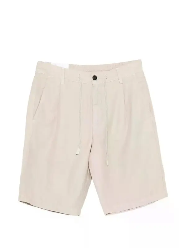 Eleventy Drawstring Pleated Shorts