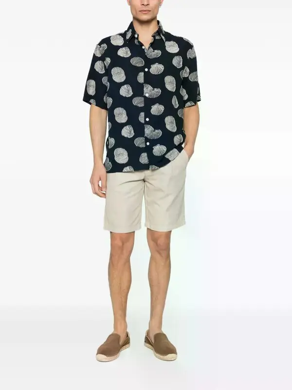 Eleventy Drawstring Pleated Shorts
