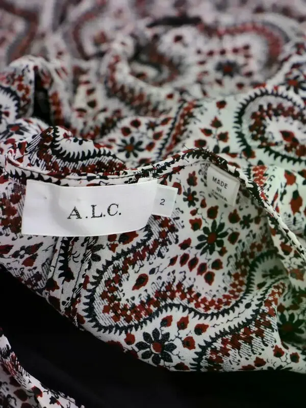 A.L.C. Paisley-pattern Mini Dress