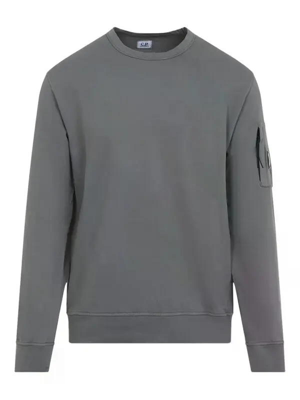 C.P. COMPANY Sleeve Patch Sweatshirt - Grey