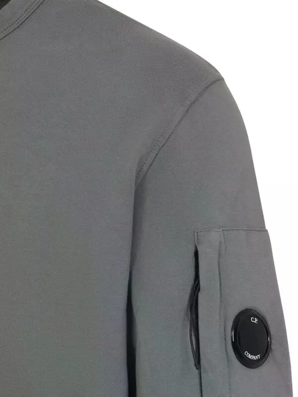 C.P. COMPANY Sleeve Patch Sweatshirt - Grey