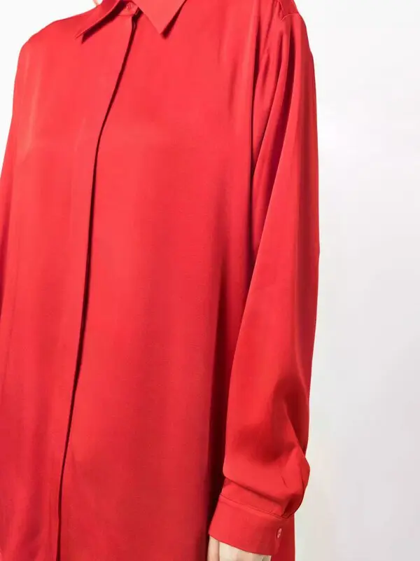 Michael Kors Pointed-collar Long-sleeve Shirt