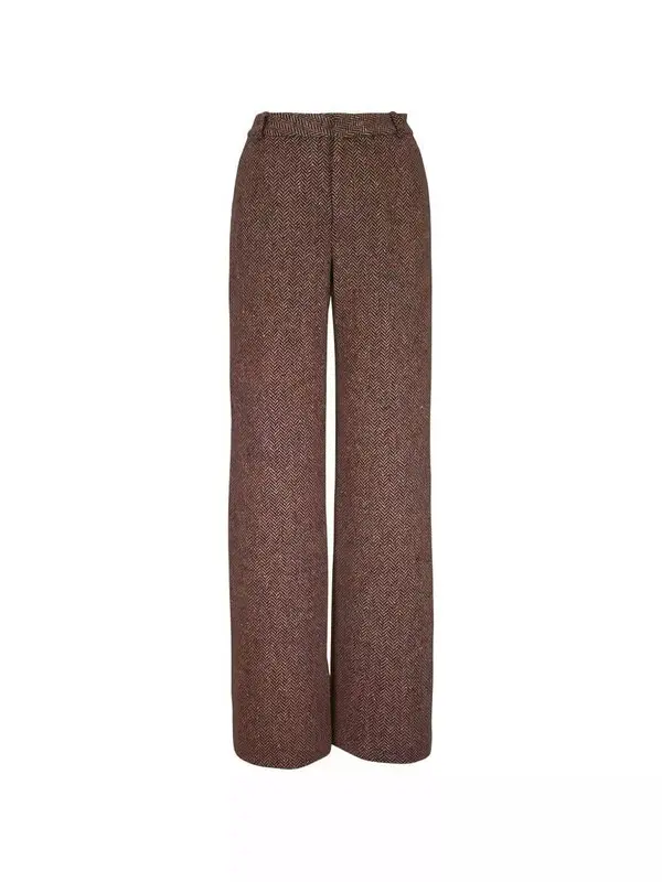 L'Agence Livvy Herringbone Trousers
