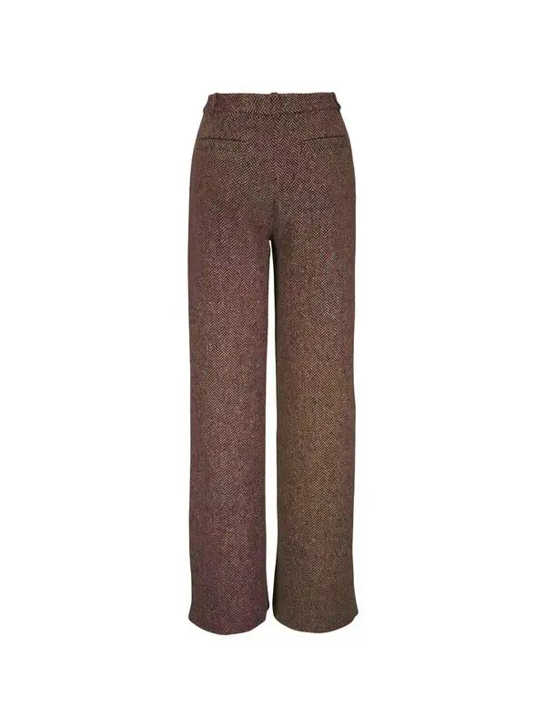 L'Agence Livvy Herringbone Trousers