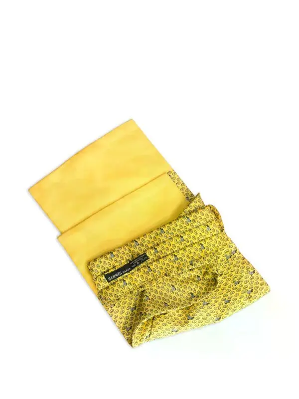 Hermès 2000s Turtle-print Silk Scarf