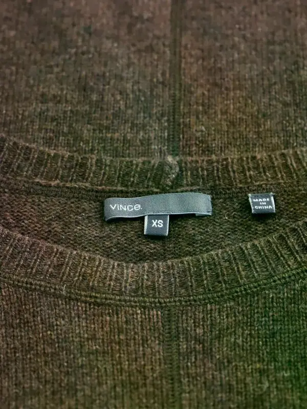 Vince Ribbed-neck Sweater
