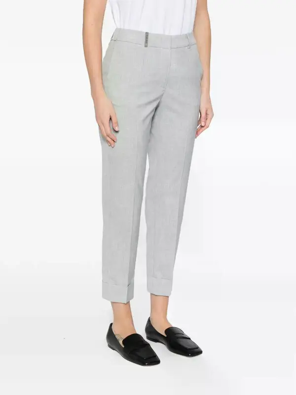 Peserico Cuffed Tailored Trousers