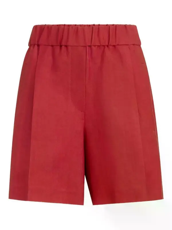 Brunello Cucinelli Twill Baggy Elasticated Waistband Shorts