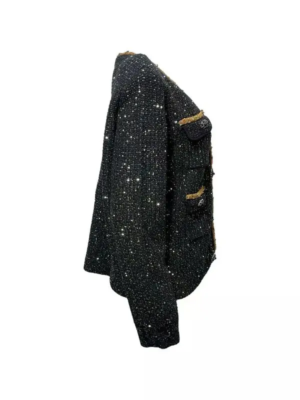 SELF-PORTRAIT Embellished Tweed Jacket