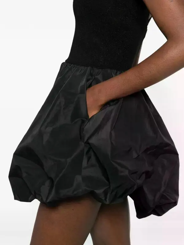 Liu Jo V-neck Sleeveless A-line Taffeta Dress