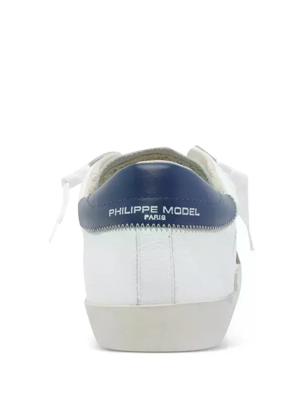 Philippe Model Leather Sneakers - White