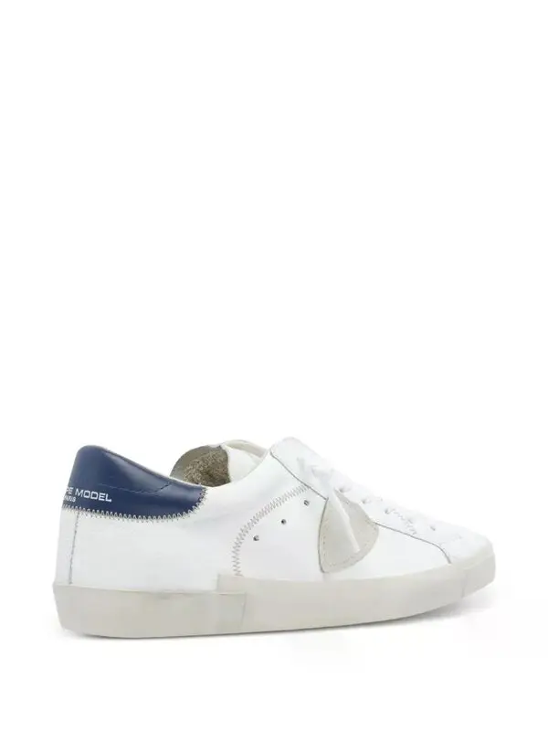 Philippe Model Leather Sneakers - White