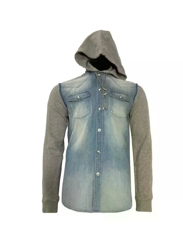 Balmain Hooded Denim Jacket