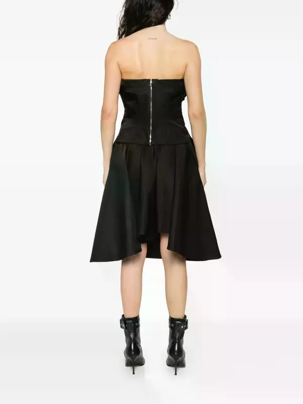 Alexander McQueen Bow-detailed Peplum Top
