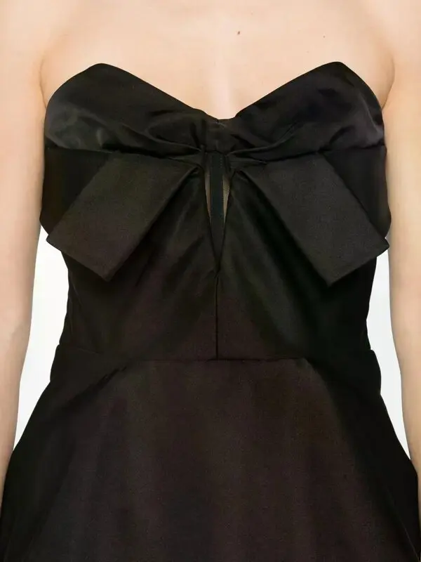 Alexander McQueen Bow-detailed Peplum Top