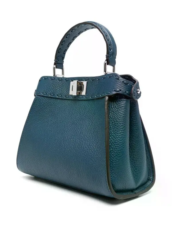Fendi Mini Pebbled Leather Tote