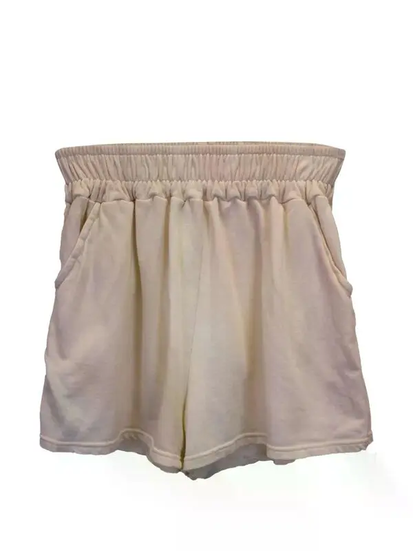 THE FRANKIE SHOP Cotton Ribbed Shorts
