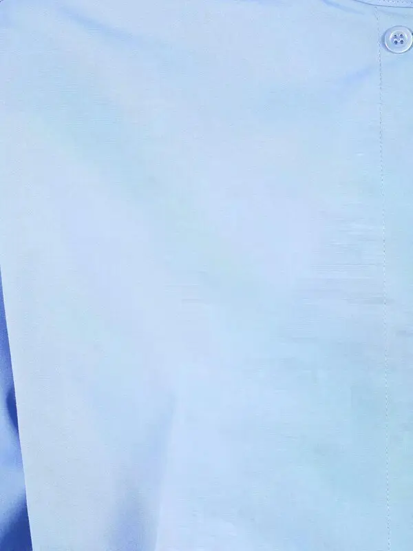 SEMICOUTURE Buttoned Long-sleeve Shirt - Blue