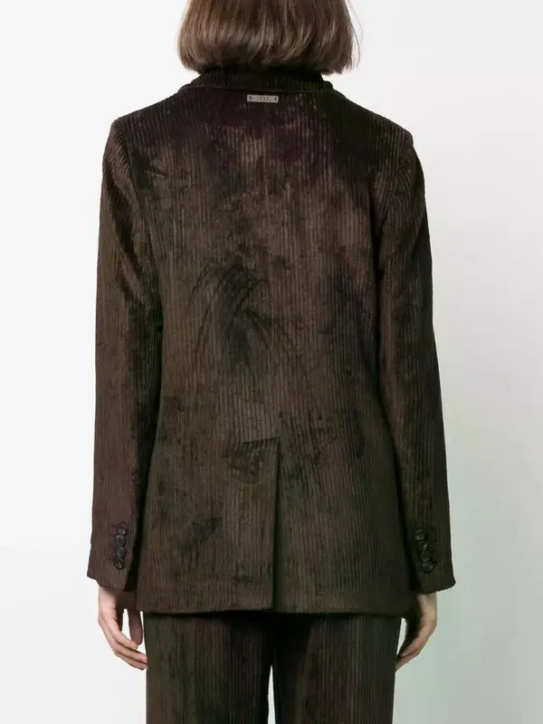 Peserico Tailored Corduroy Blazer - Brown