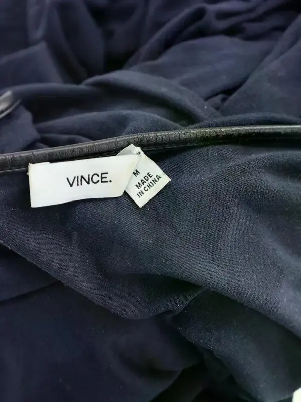 Vince Cotton Midi Dress With Side Slits