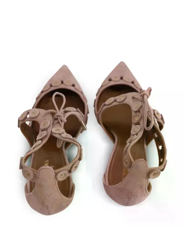 AQUAZZURA Theo Suede Pumps
