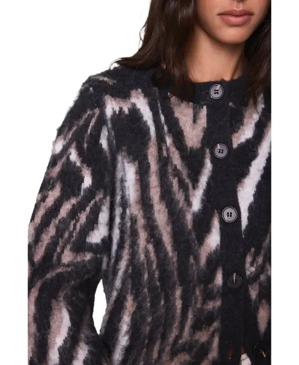 Mint Velvet Zebra Knit Cardigan