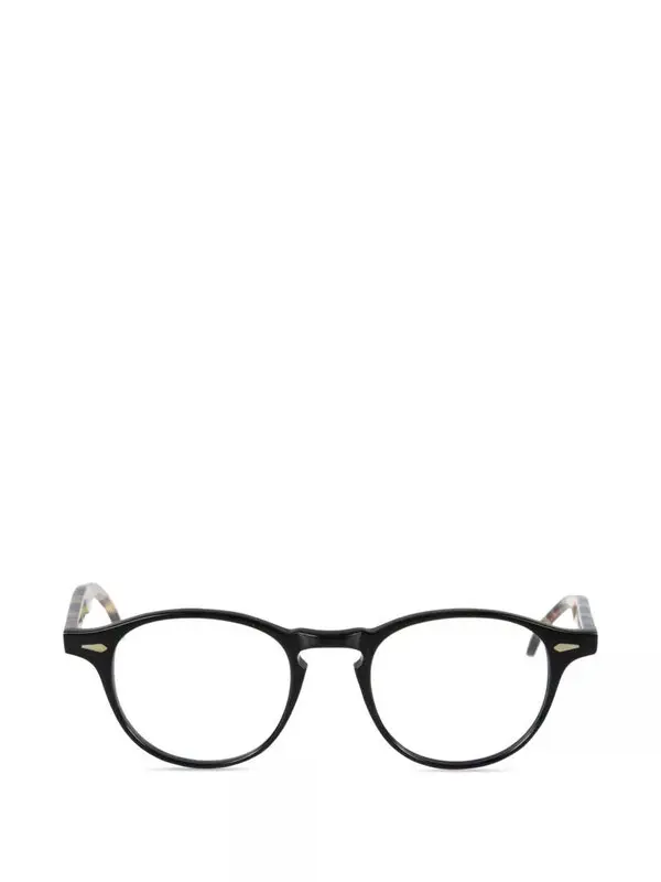 KADOR Round-frame Tortoise Glasses - Black