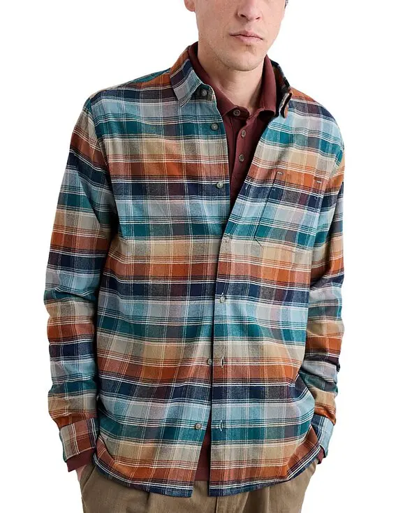 SEASALT CORNWALL Fathomer Shirt - Root Cellar Light Wade