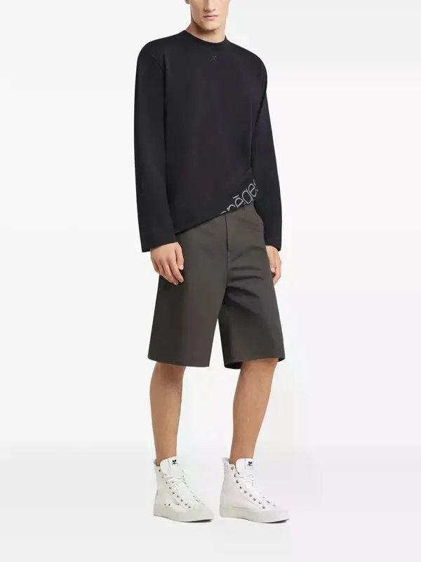 COURREGES Logo Long-sleeve T-shirt