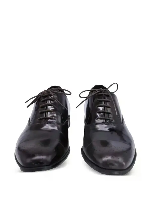 Prada Leather Oxford Shoes