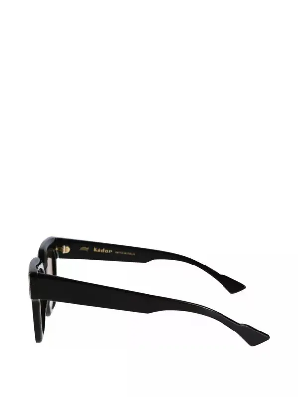 KADOR Portofino Leopard-print Geometric-frame Sunglasses