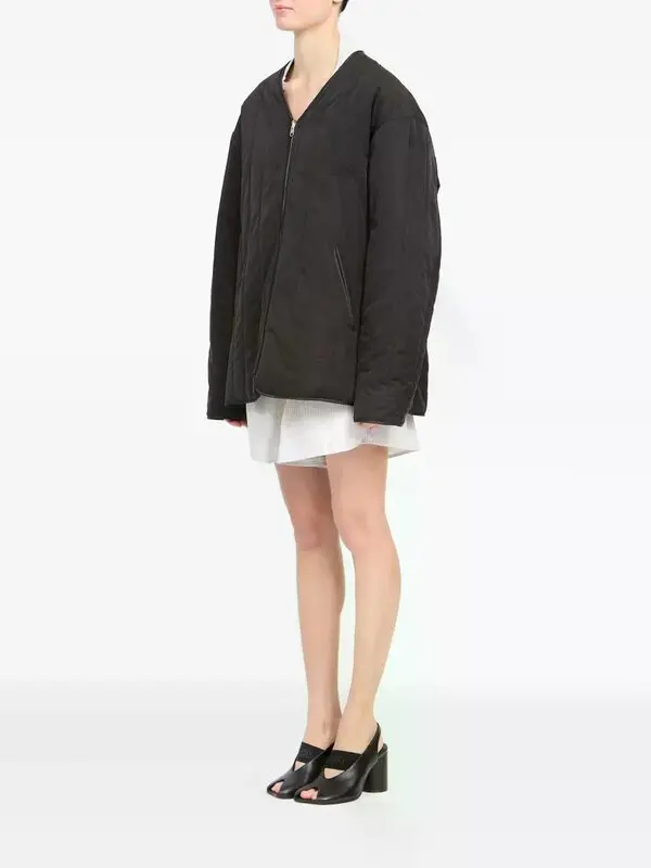 MAISON MARGIELA Quilted Zip-up Jacket