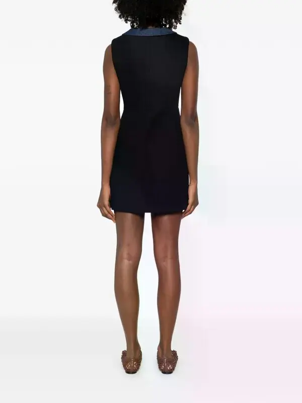 Maje Patch-pocket Mini Dress