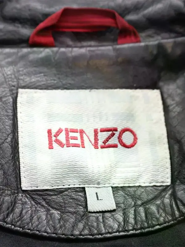 Kenzo Zip-up Leather Jacket