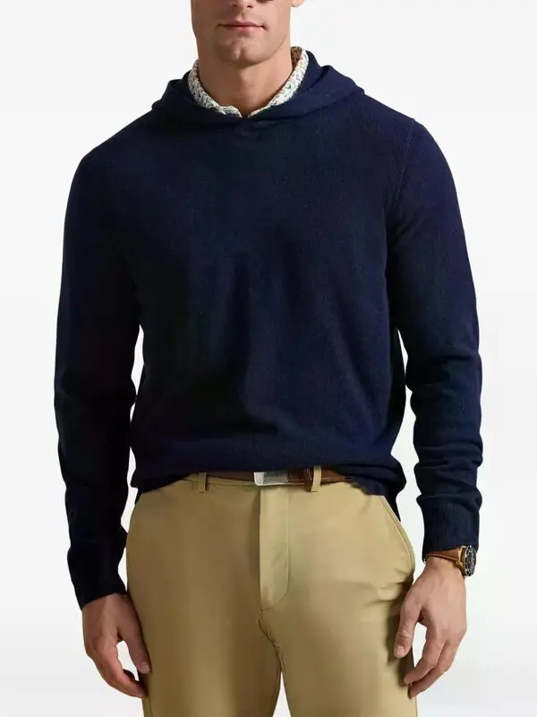 Rlx Ralph Lauren Cashmere Hoodie - Blue