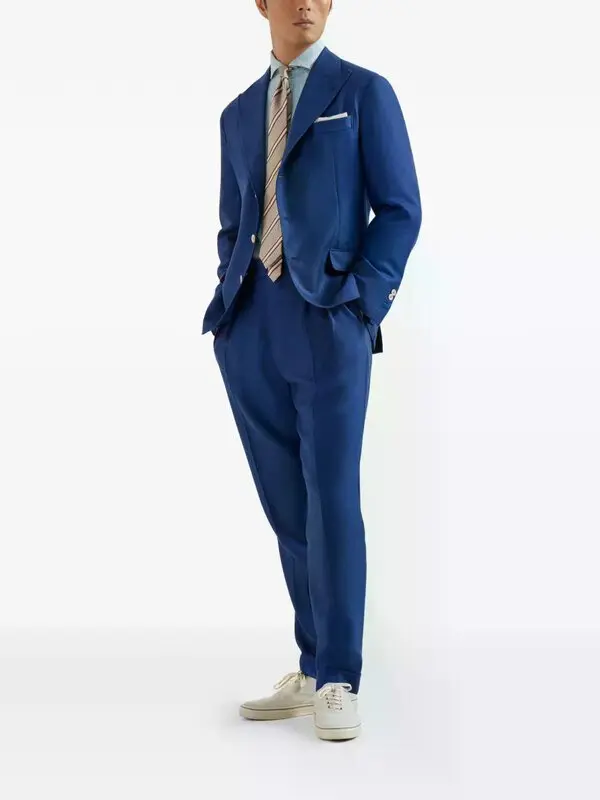 Brunello Cucinelli Pleated Waist-tab Trousers