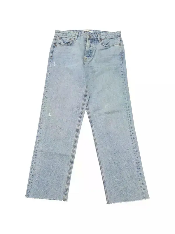 GRLFRND Helena Frayed-hem Jeans