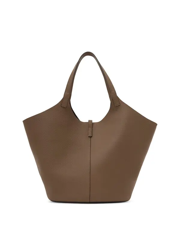 REISS Lyra Suede Leather Tote