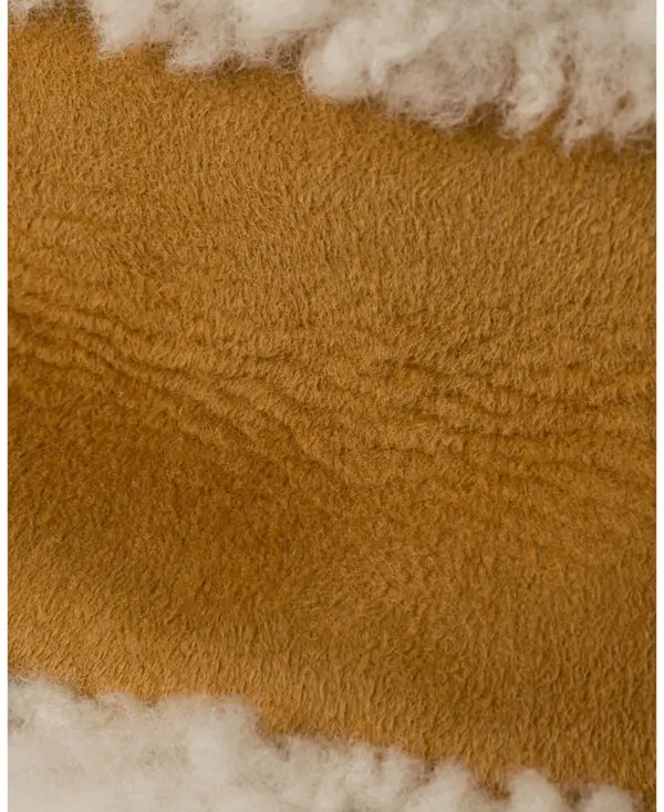 Prada Suede Shearling Bucket Hat - Neutral