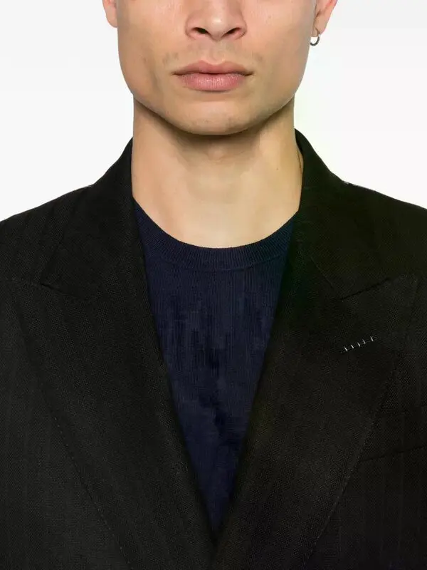 TOM FORD Double-breasted Pinstripe Blazer