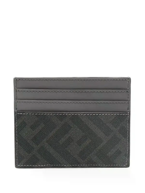 Fendi Ff-print Card Holder