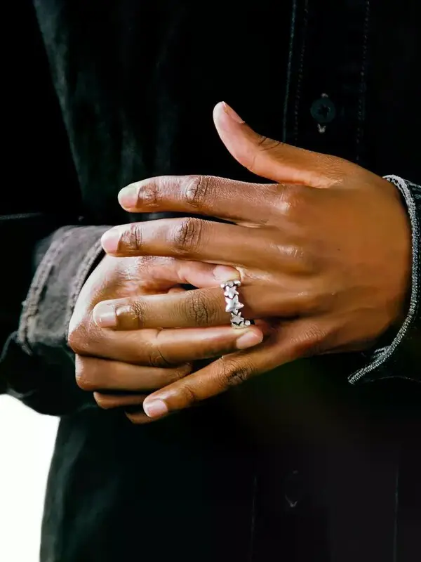 TWOJEYS Star Band Ring