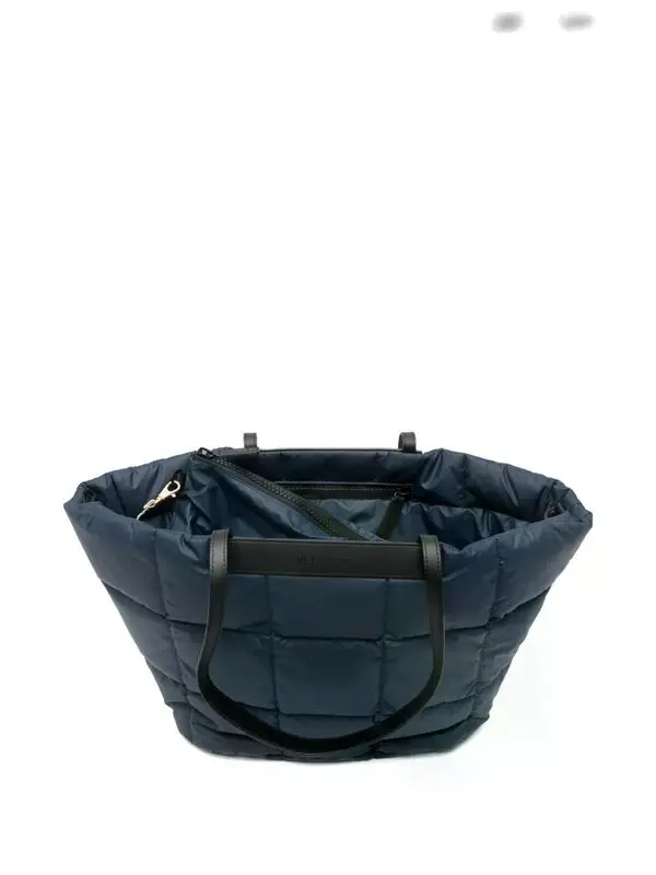 VEECOLLECTIVE Quilted-design Tote Bag - Blue