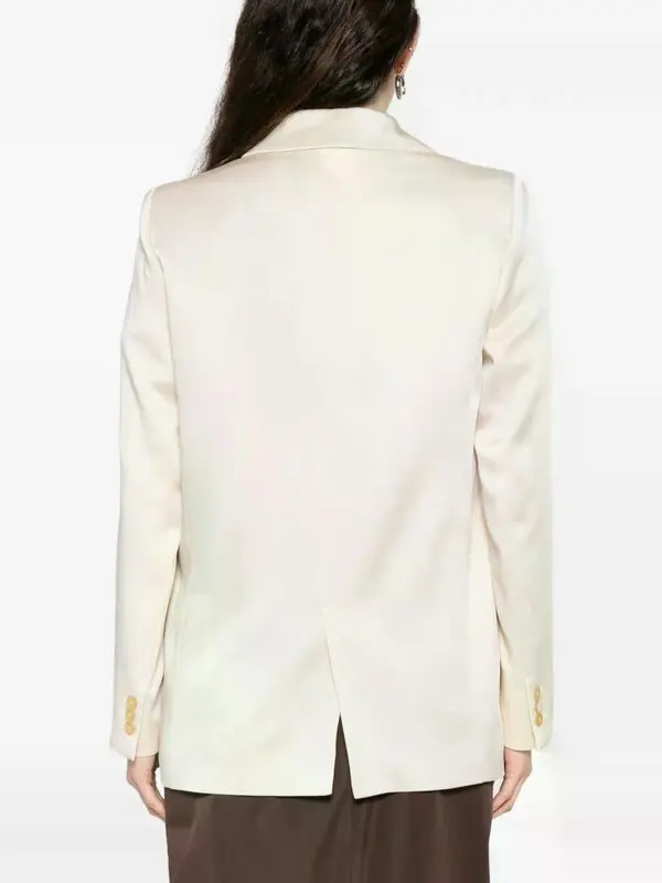 FORTE_FORTE Single-breasted Blazer - Neutrals
