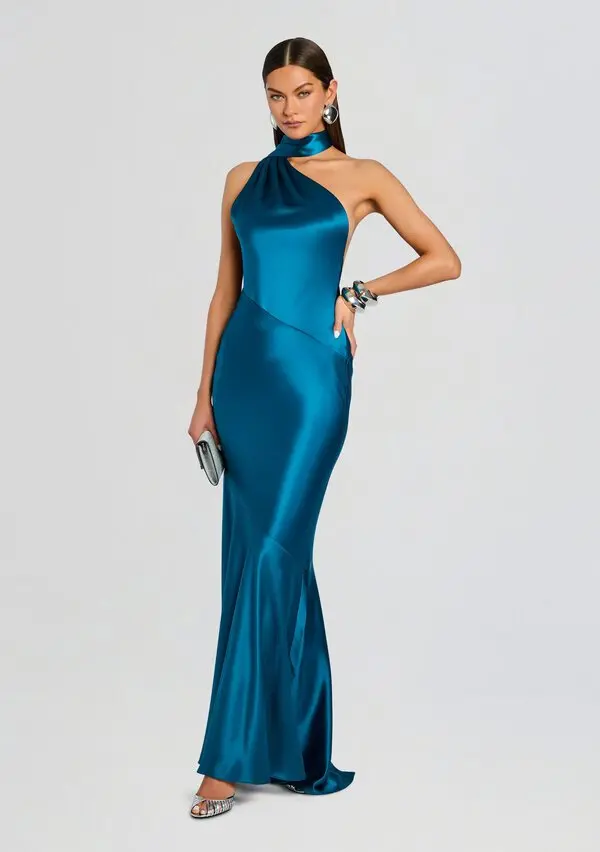 Retrofete Kelsa Maxi Dress - Teal