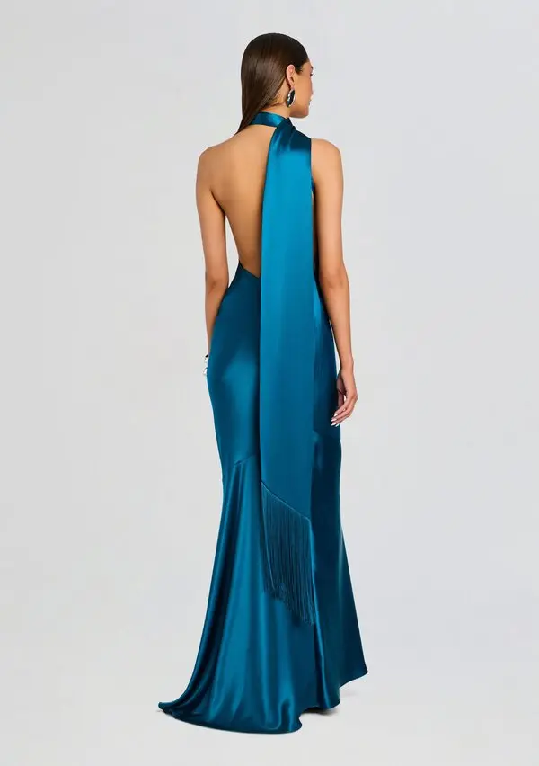 Retrofete Kelsa Maxi Dress - Teal