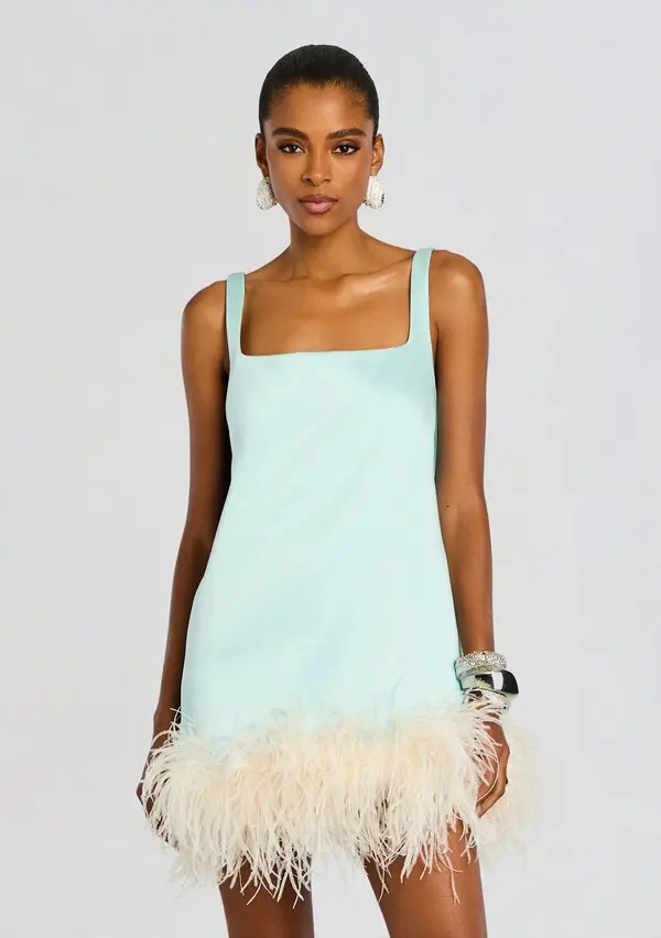 Retrofete Ragna Feather Dress