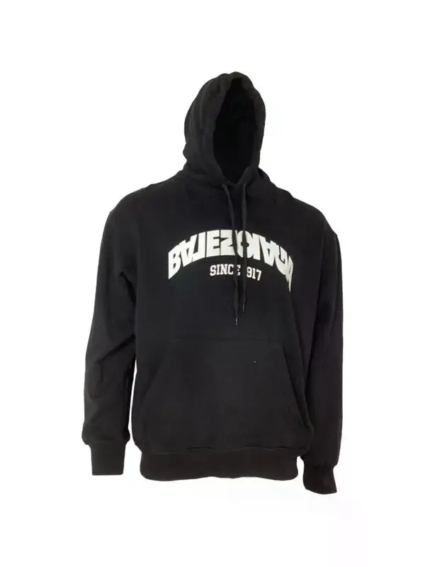 Balenciaga Logo-print Cotton Hoodie