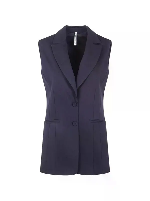 Liviana Conti Logan Button Front Gilet